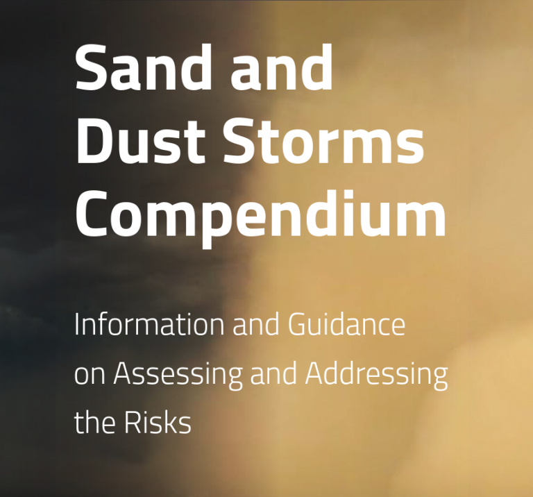 Related research – WMO Sand & Dust Storm Regional Center (GCC Node)